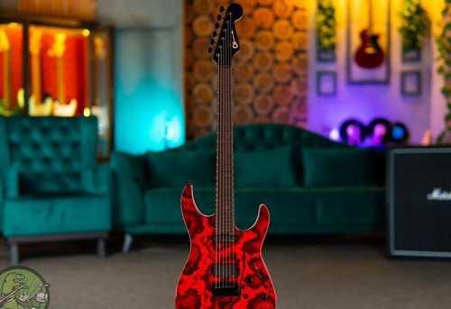 Charvel DK24 HS GT Red Snakeskin