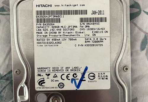 Жесткий диск hitachi HDS721032CLA362 320 gb