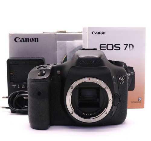 Canon EOS 7D body в упаковке (пробег 93425 кадров)