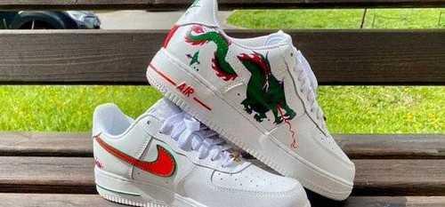 Продам обувь custom nike AIR force dragon