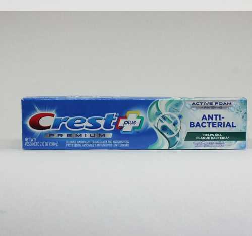 Зубная паста crest premium plus anti-bacterial