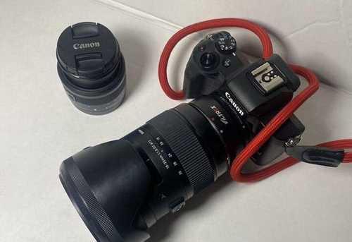 Canon m50 kit 18-45mm + sigma art 18-35mm