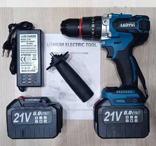 Шуруповерт для ледобура Ludyvi 120н/м 2x6а/ч