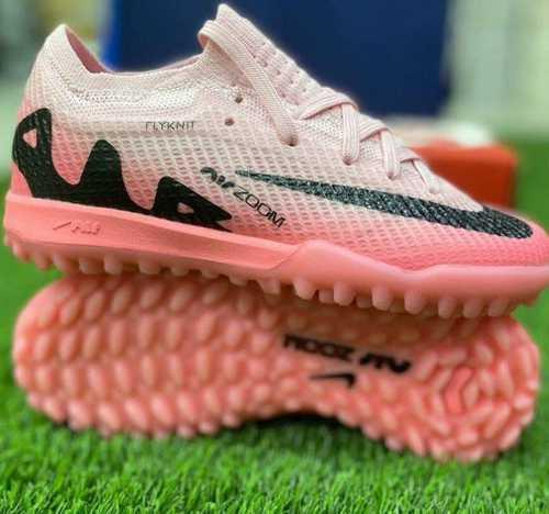 Сороконожки Nike Mercurial Air Zoom pink детские