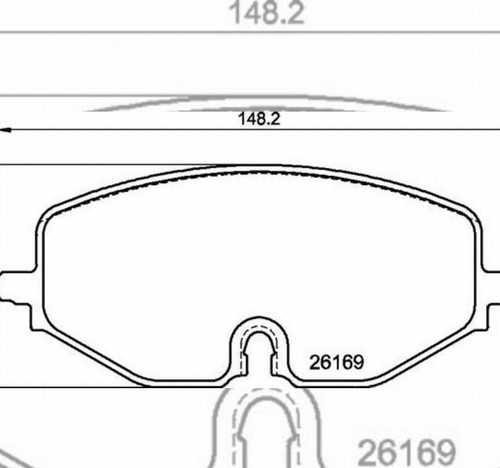 Brembo P85182 Колодки тормозные дисковые передние seat leon (KL1) 11 19- seat leon Sportstourer (KL8