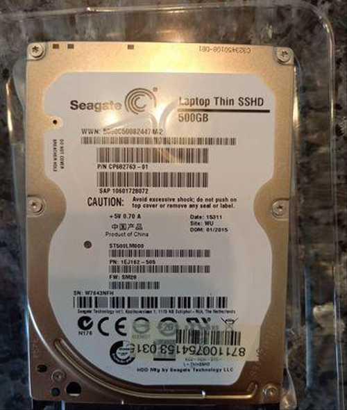 500Gb 2.5" sshd - Seagate гибридный ST500LM000