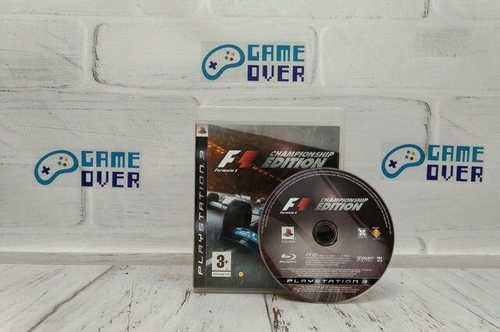 Игра Formula One Championship Edition (PS3)