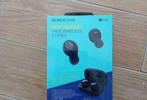 Беспроводные наушники borofone BE35 mini headset