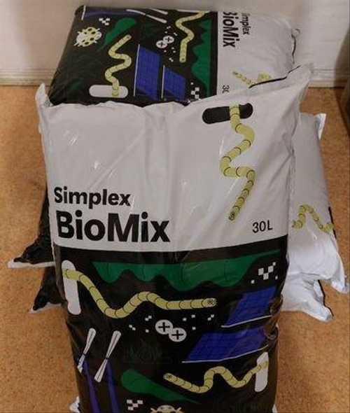 Обогащенная почвенная смесь Simplex BioMix 30 л