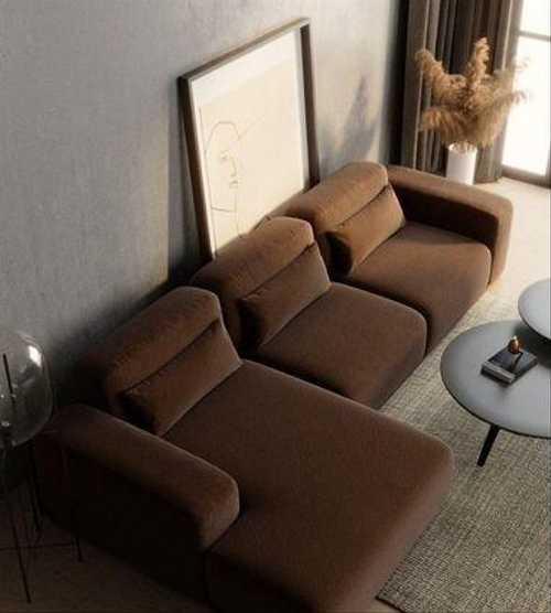 Мягкий стильный диван Bruno