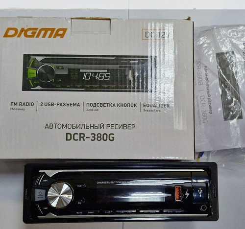 Автомагнитола Digma DCR-380G