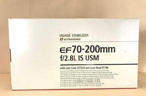 Коробка объектива Canon EF 70-200 mm f/2.8L IS USM