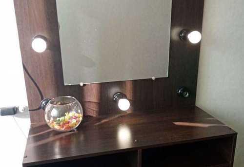 Зеркало-стол с подсветкой