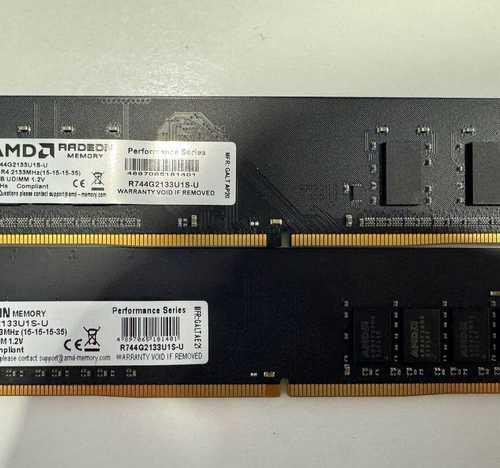 AMD Radeon R7 DDR4-2133 2x4Gb PC4-17000