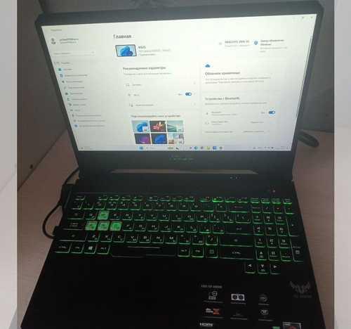 Игровой ноутбук asus tuf gaming fx505dt