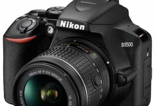 Зеркальный фотоаппарат nikon d3500 kit 18-55 mm
