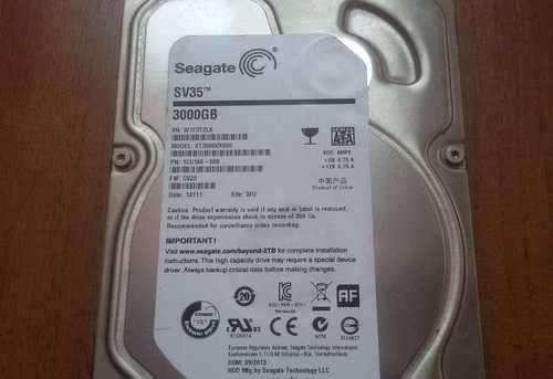 3тб (3000 гб ) Seagate Самочувствие 100