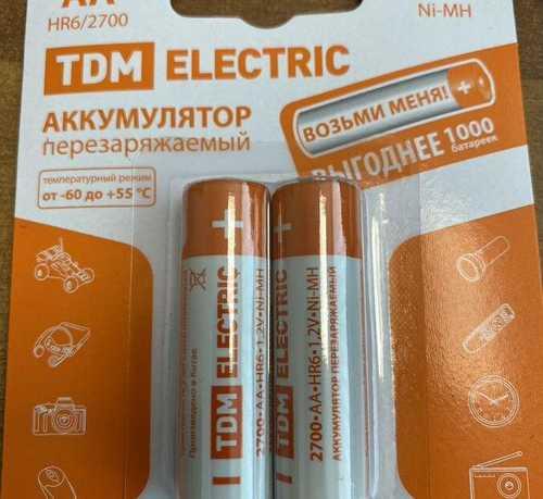 Аккумулятор AA 2700 mAh