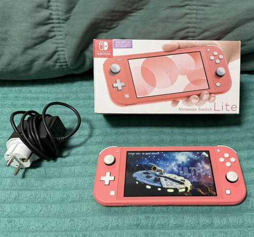 Nintendo switch lite прошитая чип 64gb