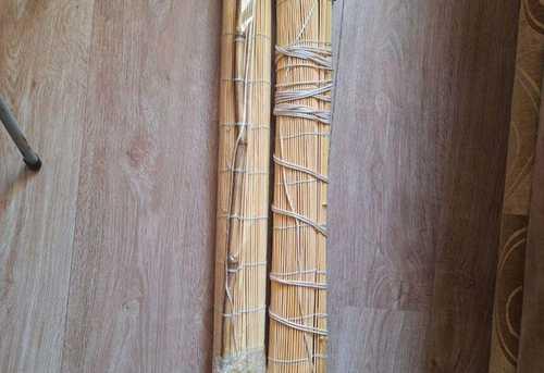 Рулонные шторы из бамбука, бу