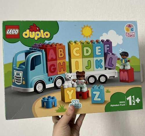 Новый Lego duplo грузовик алфавит