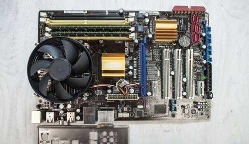 ATX Asus P5Q SE (775) + Intel E8400 + 2Gb + Cooler