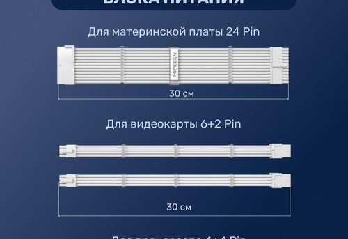 Удлинители проводов кастомные для моддинга пк