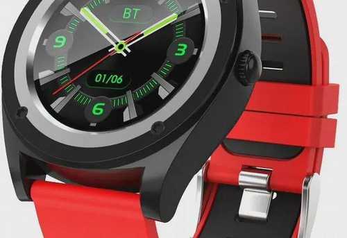 Новые умные часы Irbis Radius, черный/красный