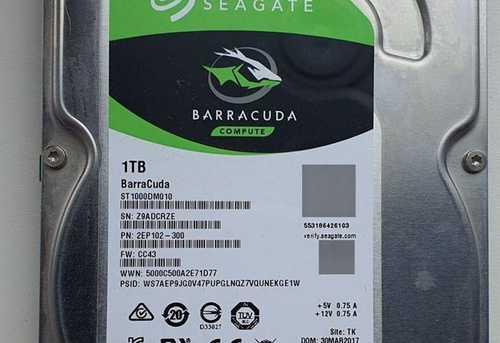 Жесткий диск Seagate Barracuda 1TB ST1000DM010