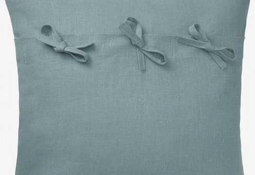 Айна Чехол на подушку серо-синий IKEA