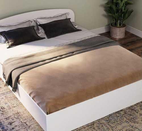 Кровать двухспальная с матрасом Хлоя