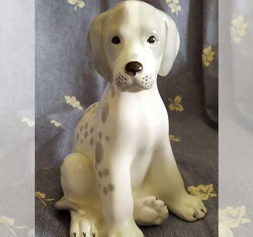 Фарфоровая статуэтка «Щенок» Собака лфз