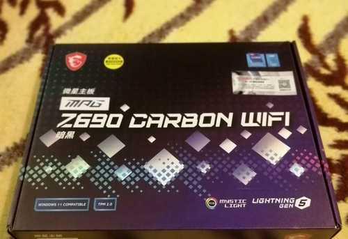 Материнская топ плата MSI MPG Z690 carbon wifi