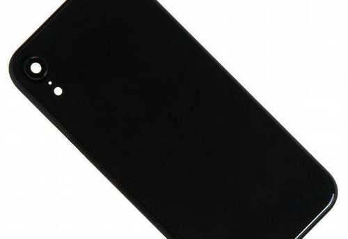 Задняя крышка в сборе с рамкой для iPhone XR, черн