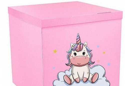 Коробка с шарами/Коробка на день рождения девочки