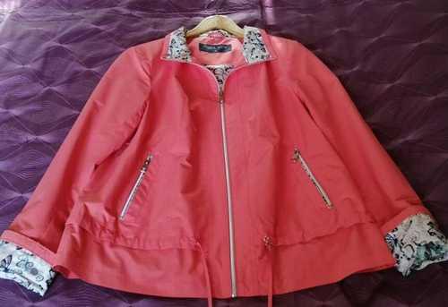 Куртка ветровка женская 48-50 цвет алый