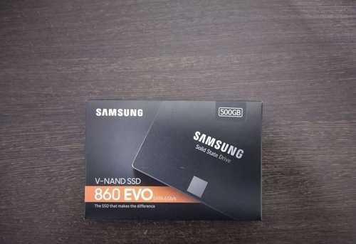 SSD накопитель Samsung 860 EVO 500 гб,Новый