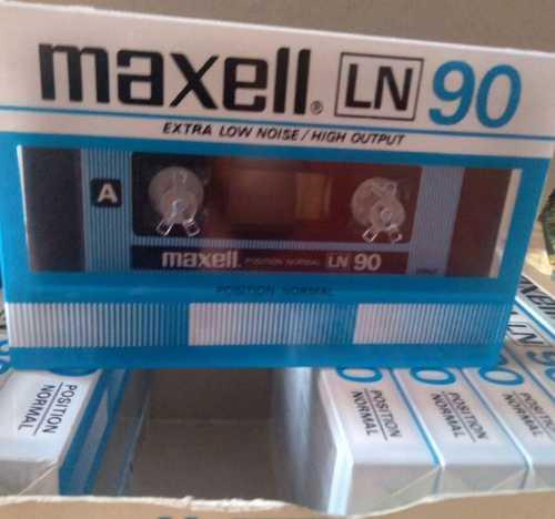 Аудиокассета Maxell ln 90 Japan 1982