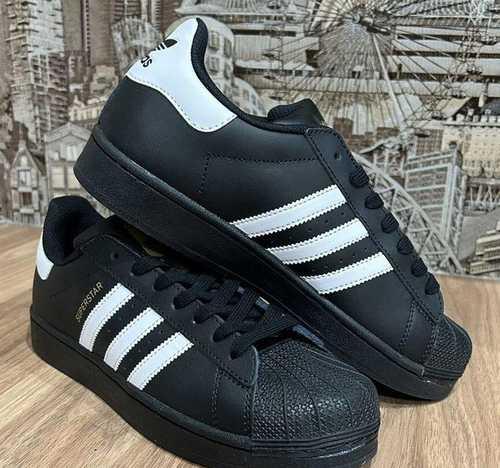 Кроссовки-кеды Adidas Superstar Black