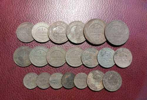 Монеты нечищенные, периода правления Н2 (20шт.)