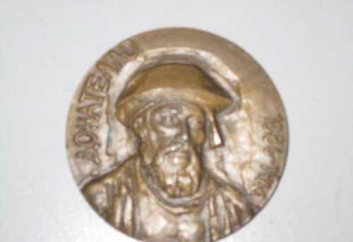 Медаль настольная Донателло Медальер Шмак 1986г