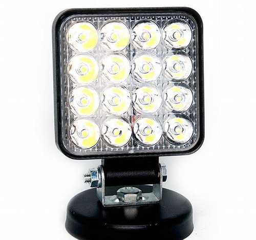 Прожектор 9-32V 16SMD 48W 85x85mm mini ближний