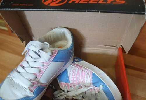 Кроссовки heelys с колесиками 35р-р.22см