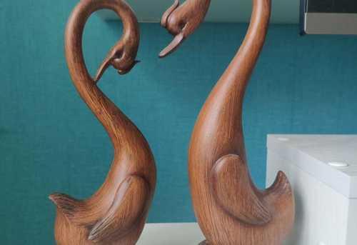 Статуэтки фигурки Лебеди дерево