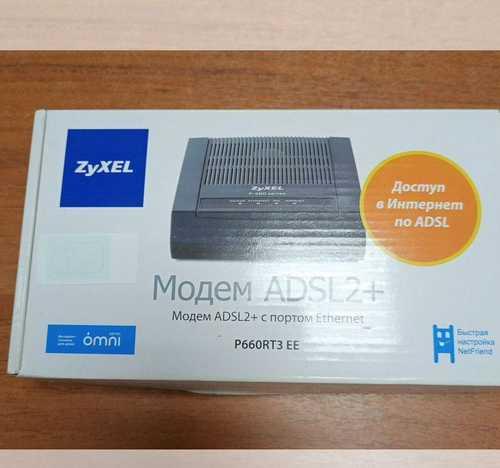 Новый модем Zyxel adsl2 