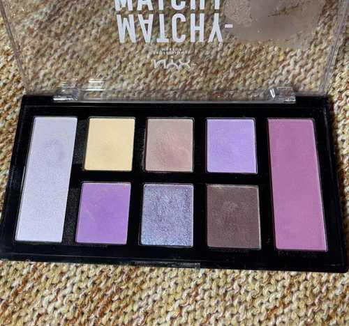 Косметика тени палетка NYX matchy