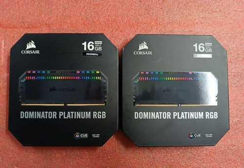 Corsair dominator Platinum RGB 32Gb с гарантией
