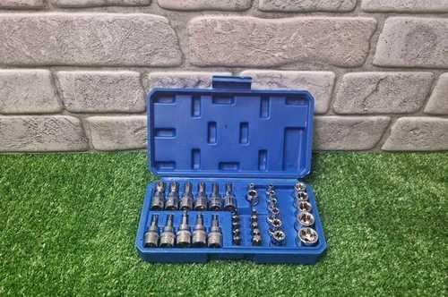 Набор Головок Torx и E, 34шт. kingqueen