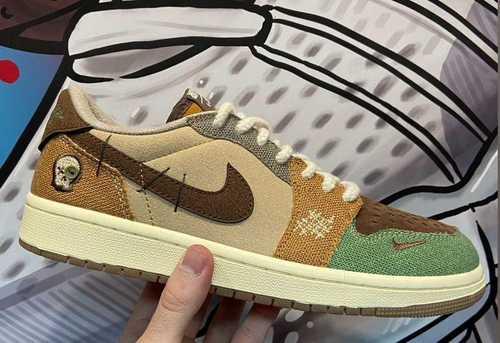 Кроссовки nike air jordan 1 low voodoo