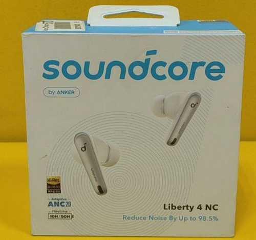 Беспроводные наушники Soundcore Liberty 4 NC White